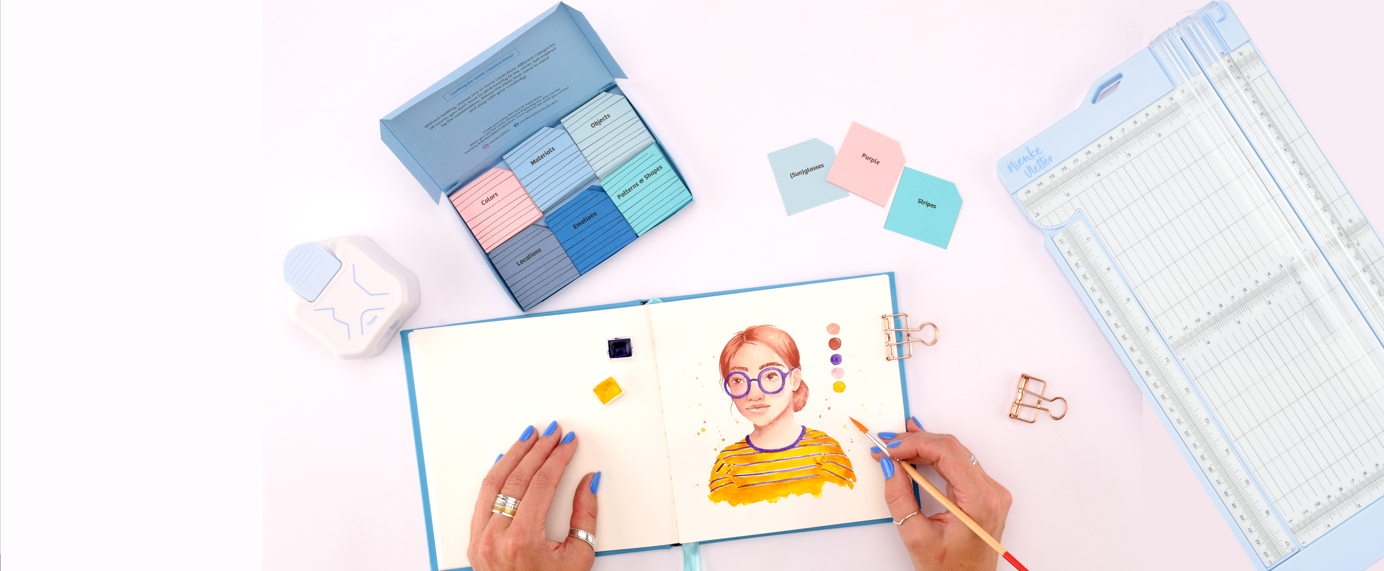 Box of creative inspiration cards