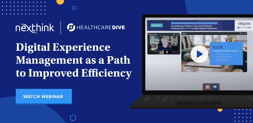 Digital Experience Management as a Path to Improved Efficiency | Nexthink