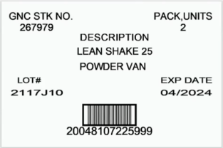 "Barcode Compliance: Incorrect Barcode" Defect - SupplierWiki