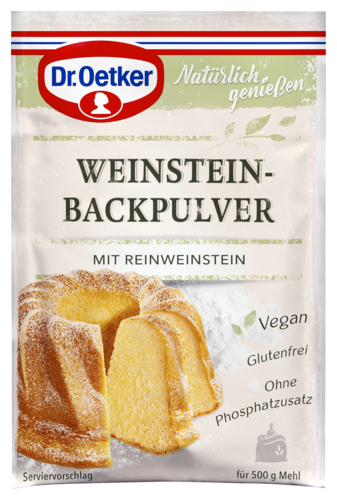 Weinstein-Backpulver - Backin | Dr. Oetker
