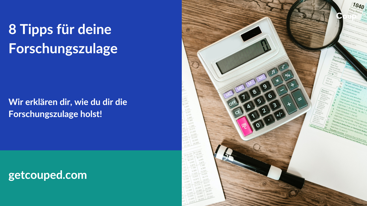 8 Tipps für deine erfolgreiche Forschungszulage