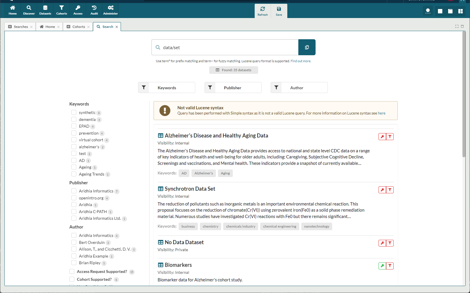 Aridhia DRE Knowledge Base