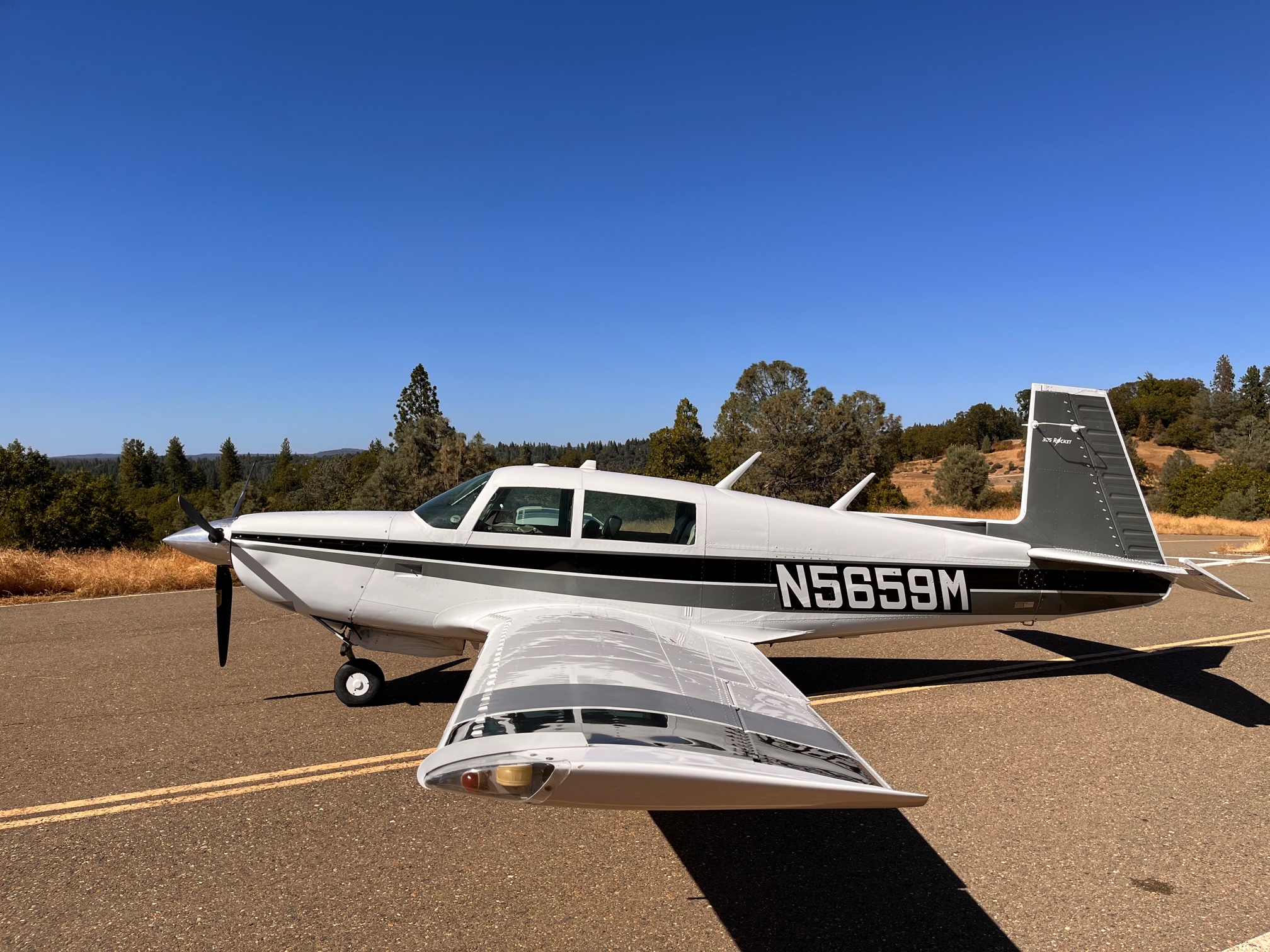 1983 Mooney M20K ROCKET, $159,500 (Here at Placerville) - N5659M