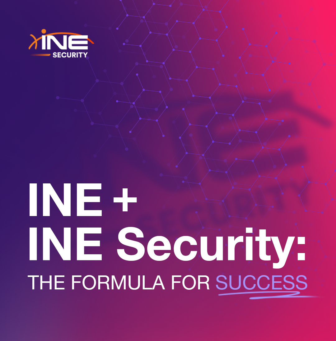 INE plus INE Security equals The Formula for Success