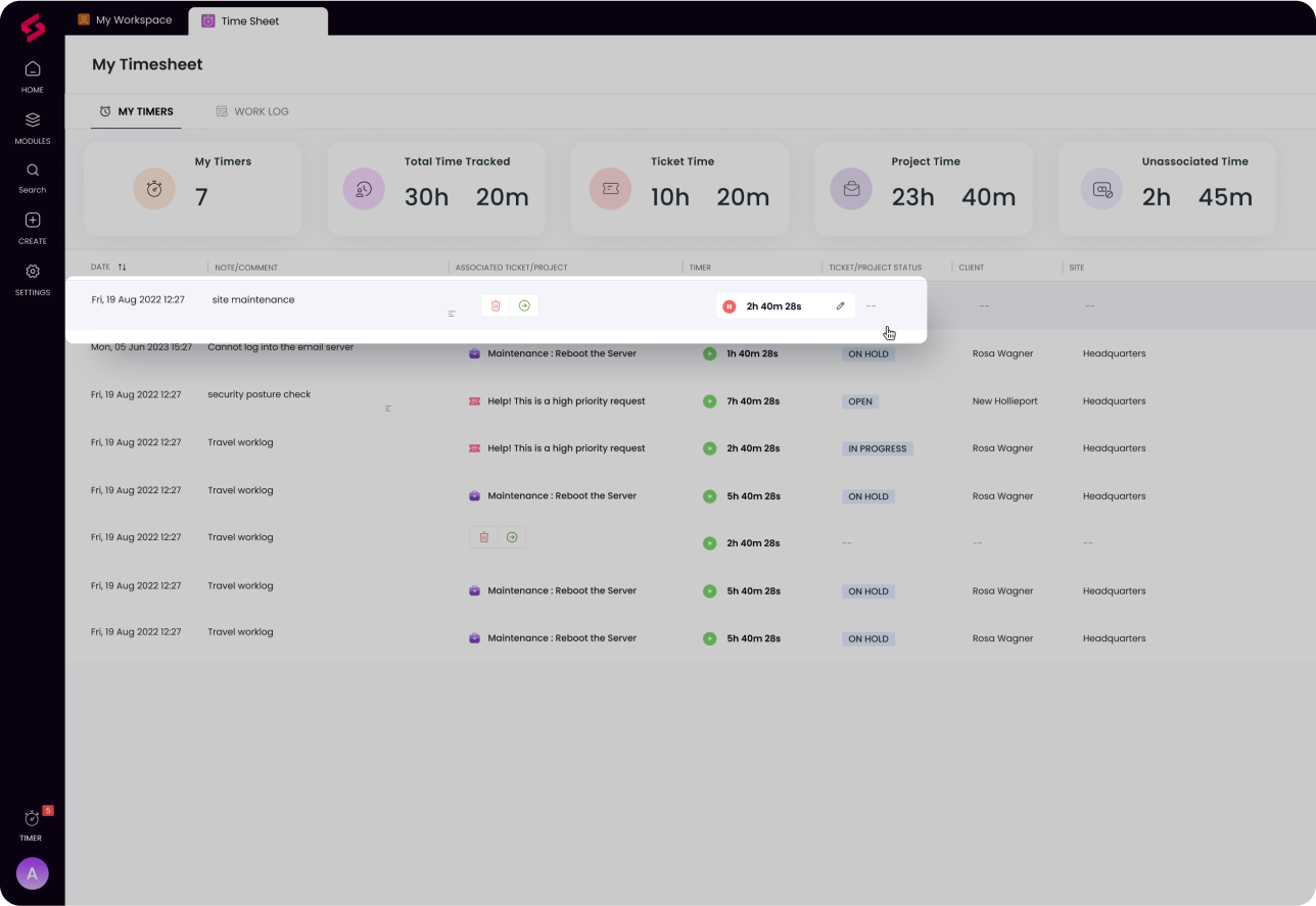 SuperOps Scheduling with 2-Way Outlook Sync