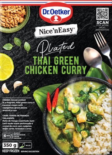 Nice 'n Easy Thai Green Chicken Curry 350g - Nice'n Easy | Dr. Oetker