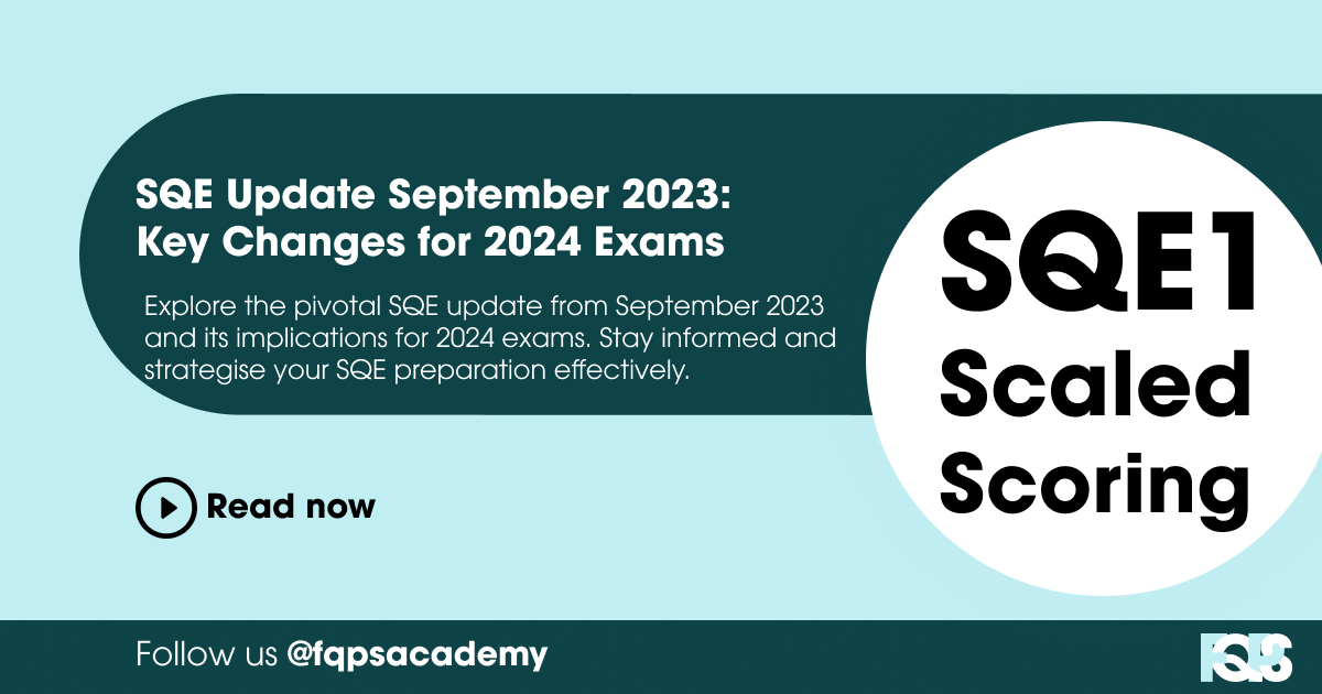 SQE Update September 2023: Key Changes for 2024 Exams