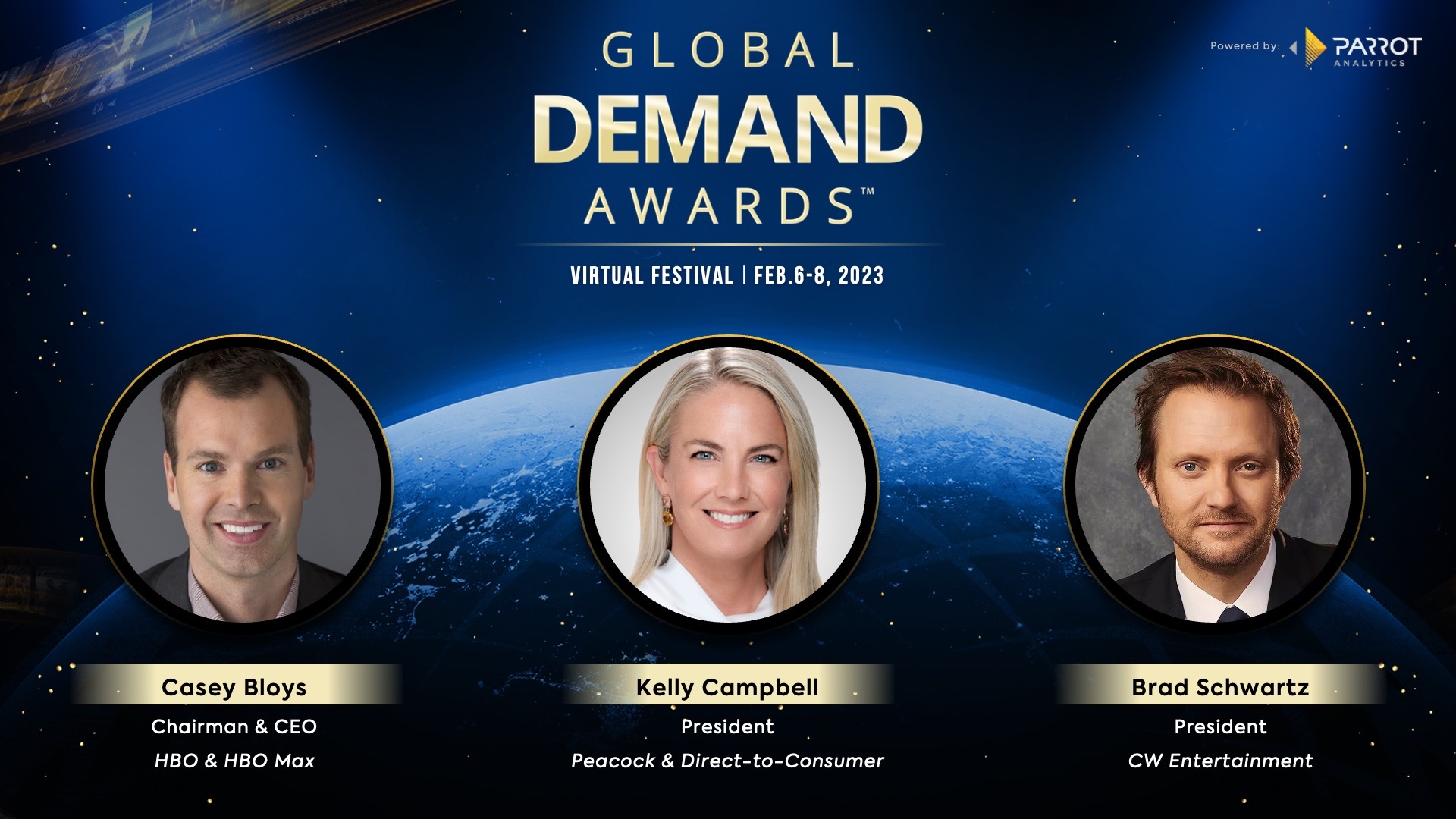 HBO’s Casey Bloys, Peacock’s Kelly Campbell, and The CW’s Brad Schwartz ...