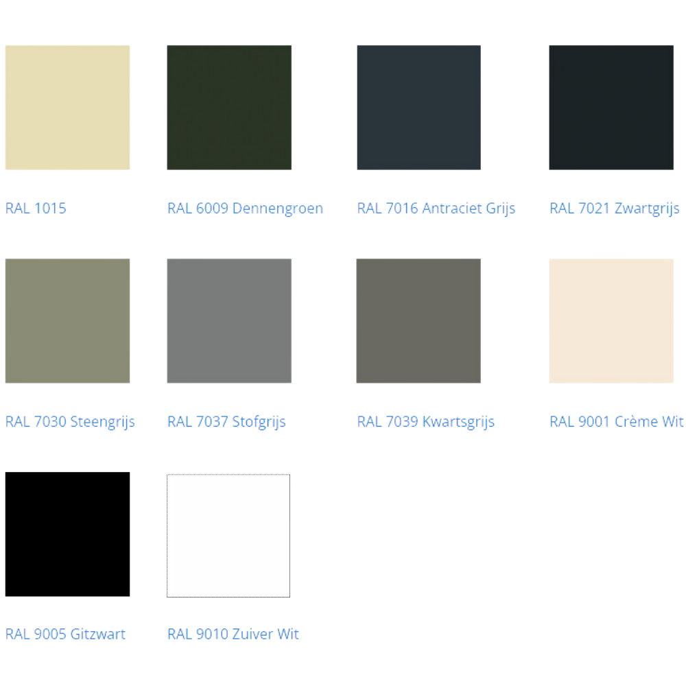 Trespa kleuren bekijken en kopen - Bouwprofi.nl