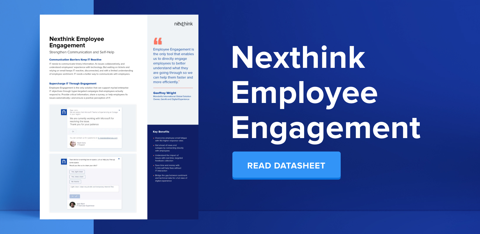 Nexthink Employee Engagement | Nexthink
