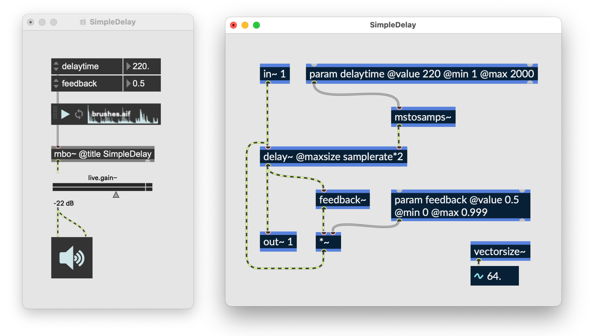 Delays in RNBO | Cycling '74