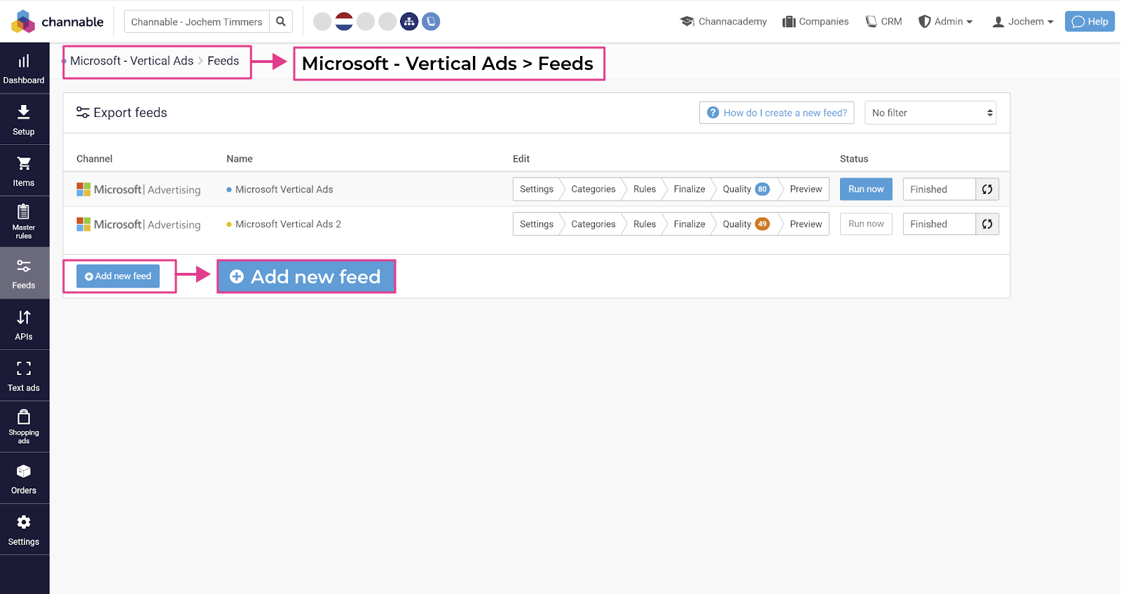 Microsoft Vertical Ads: Como usarlos con Channable