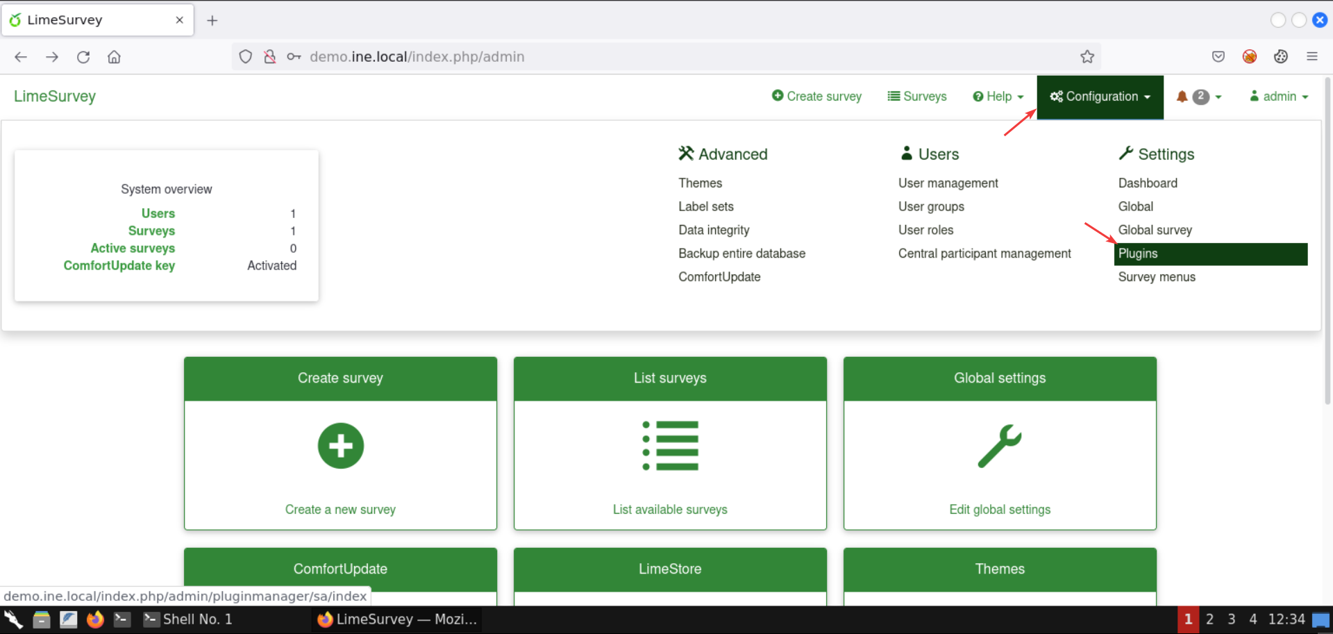 [CVE-2021-44967] LimeSurvey RCE
