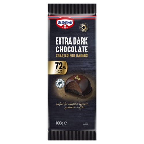 Dr. Oetker 72% Extra Dark Chocolate Bar - Products