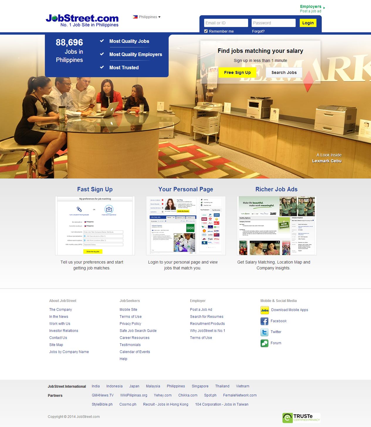 New Jobstreet.com Homepage - Jobstreet Philippines