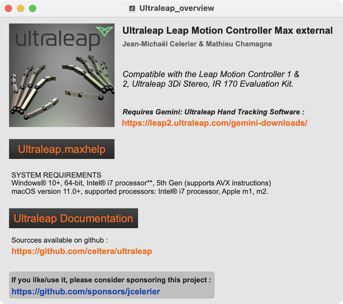 Ultraleap Max Package | Cycling '74