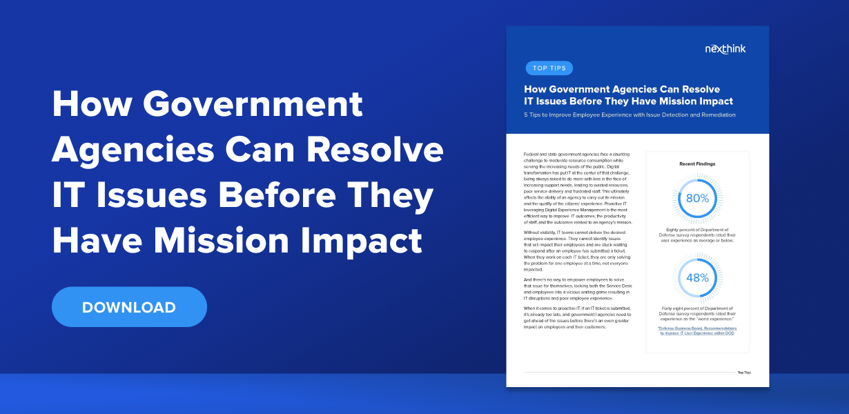 How Government Agencies Can Resolve IT Issues Before They Have Mission ...