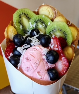 Bubble Waffle Cone | Hola Michoacan Ice Cream