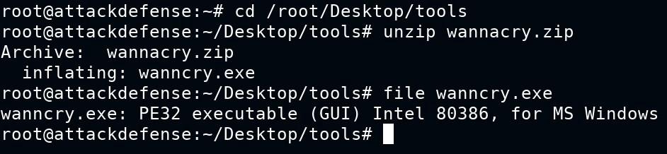 Lab Walkthrough - The WannaCry Ransomware