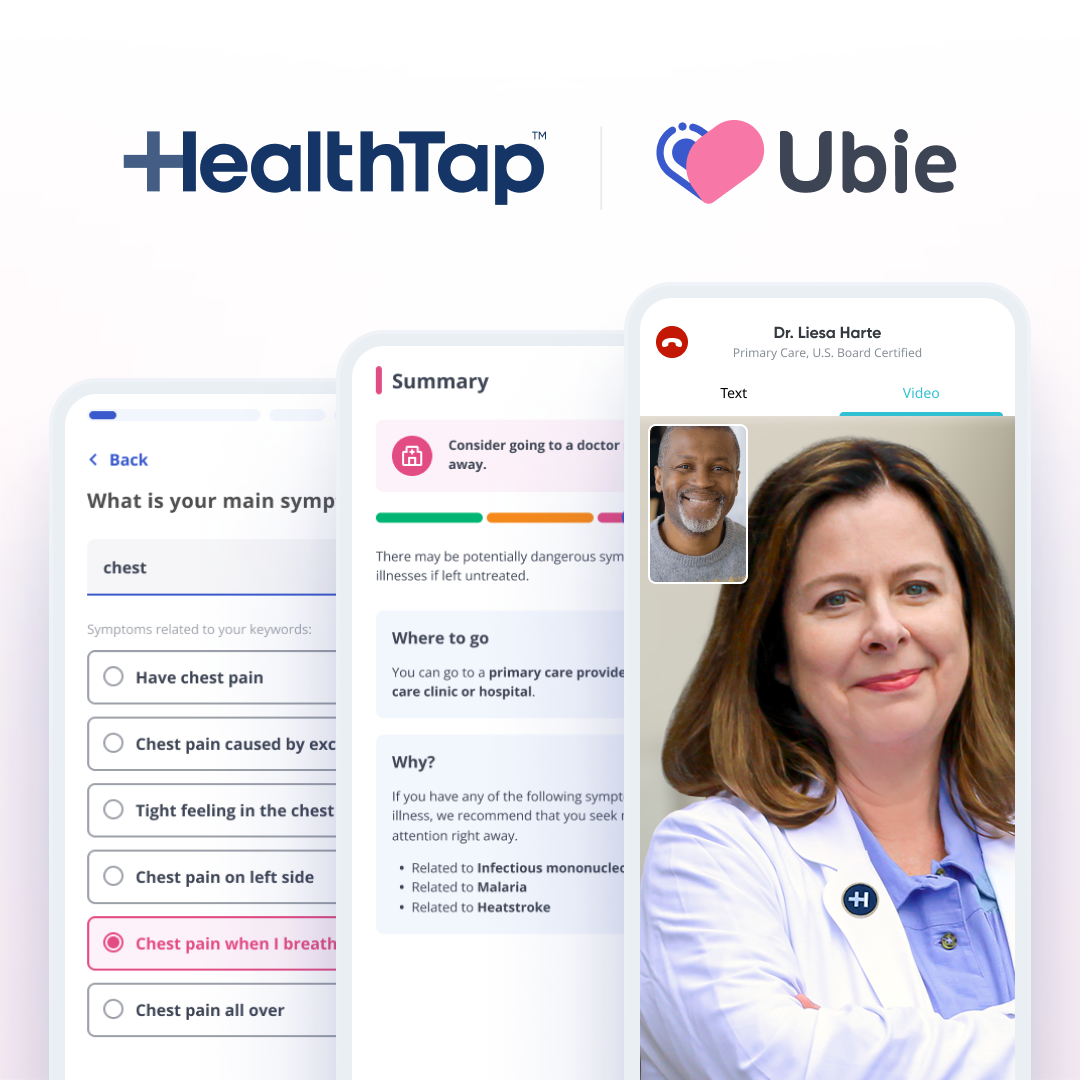 HealthTap, Ubie team up to provide same-day virtual doctor visits ...