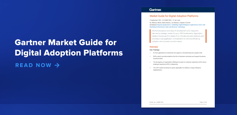 Gartner Market Guide for Digital Adoption Platforms | Nexthink