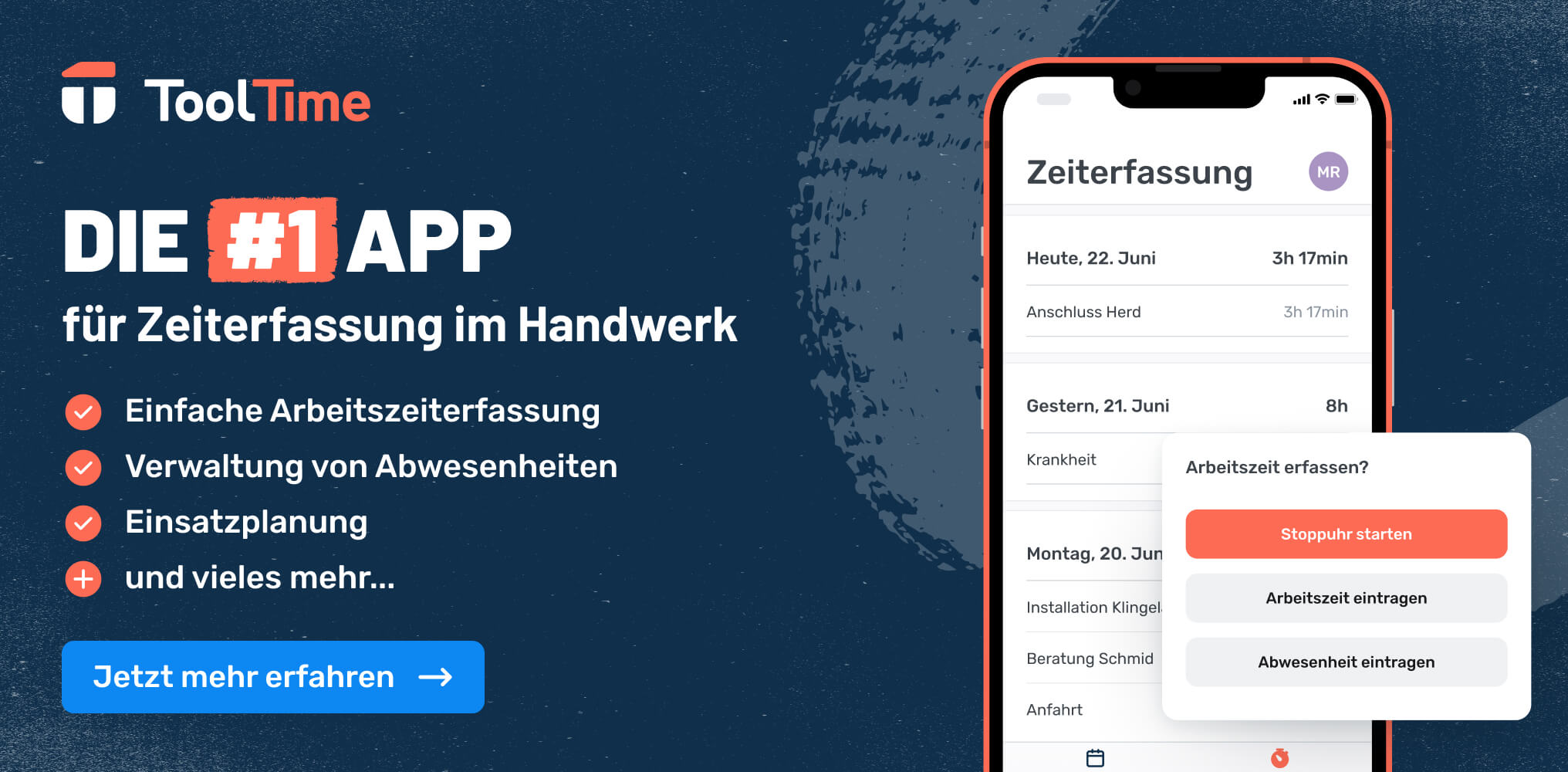 Die 7 besten Zeiterfassung-Apps für Handwerksbetriebe | OMR Reviews