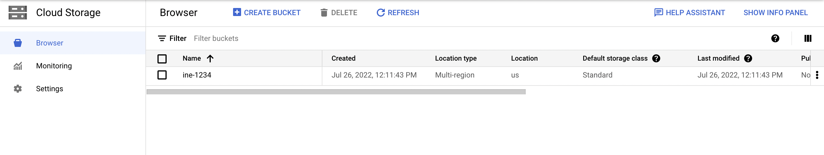 How to Create a Storage Bucket using GCP Console