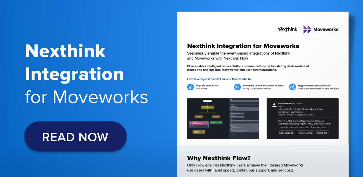 Nexthink Integration for Moveworks | Nexthink