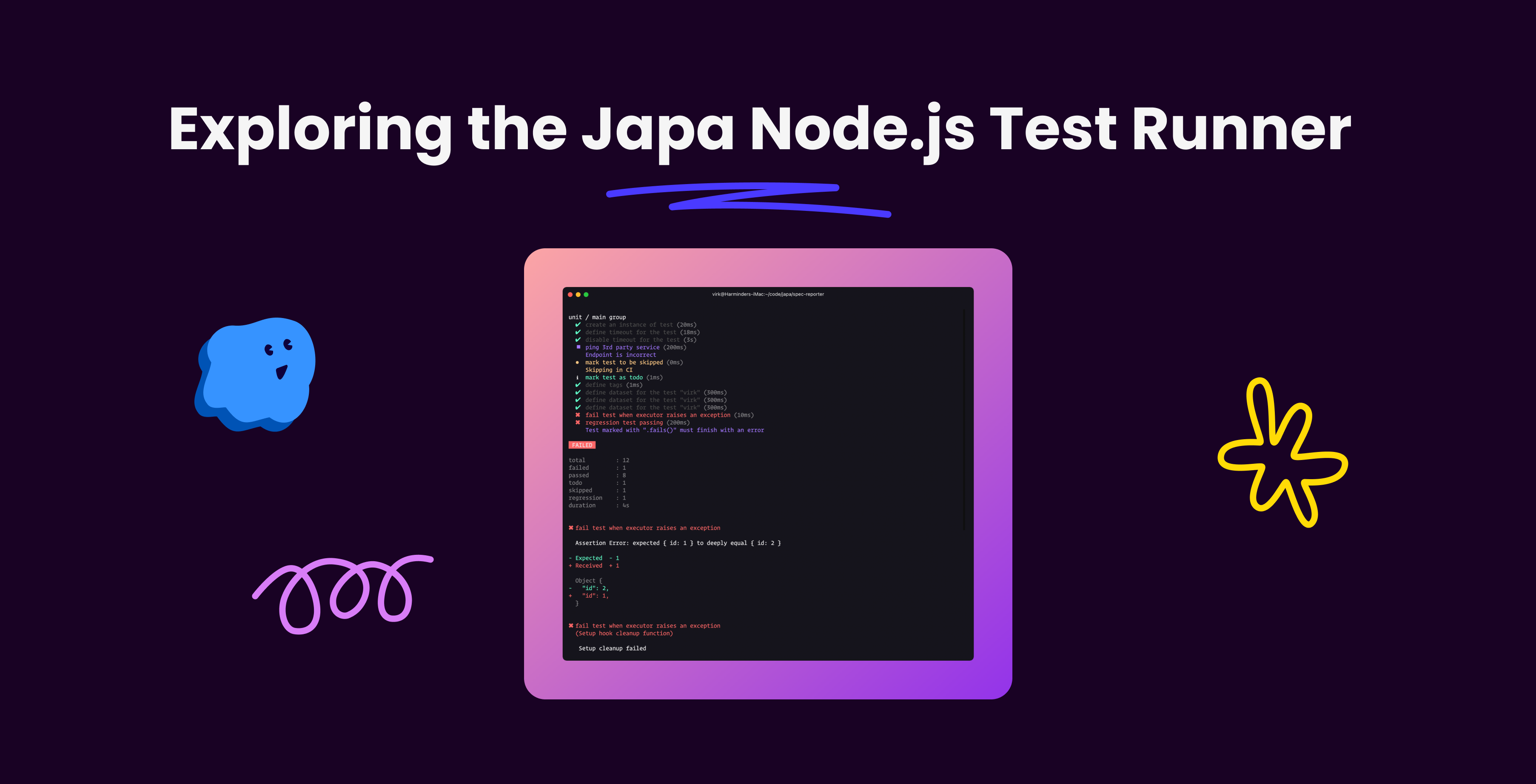 Exploring the Japa Node.js Test Runner • Stateful
