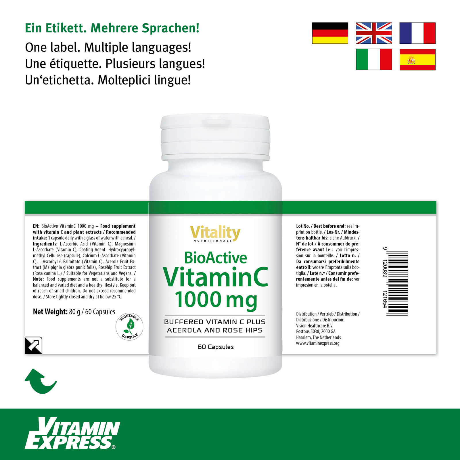 BioActive Vitamin C 1000 mg bestellen | VitaminExpress