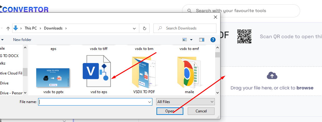 How to convert VSDX TO PDF
