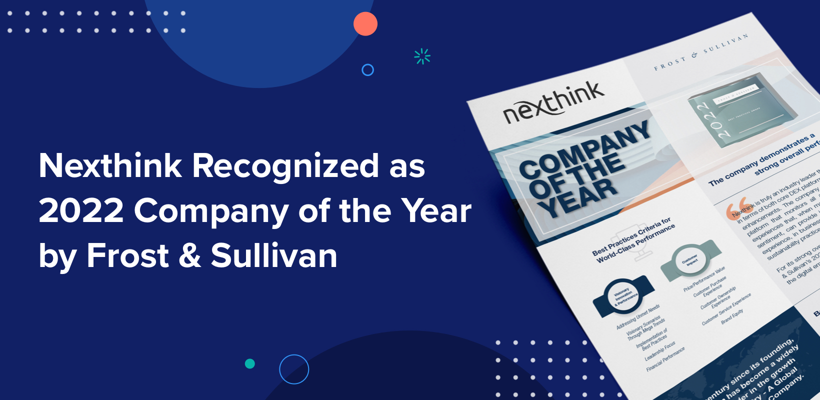 Nexthink Named Global Digital Employee Experience Platform Company of ...