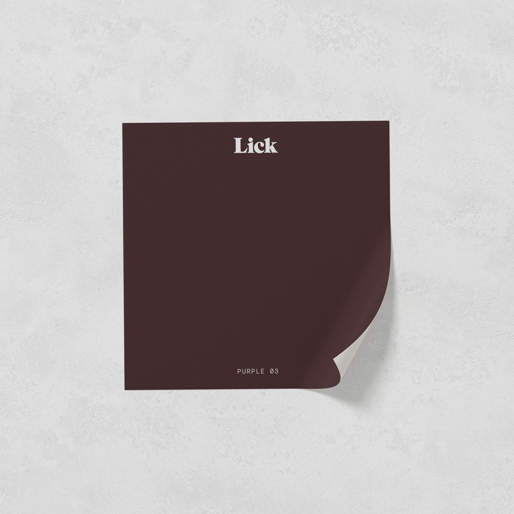 Purple 03: Dark Velvety Purple Paint - Paint Sample | Lick