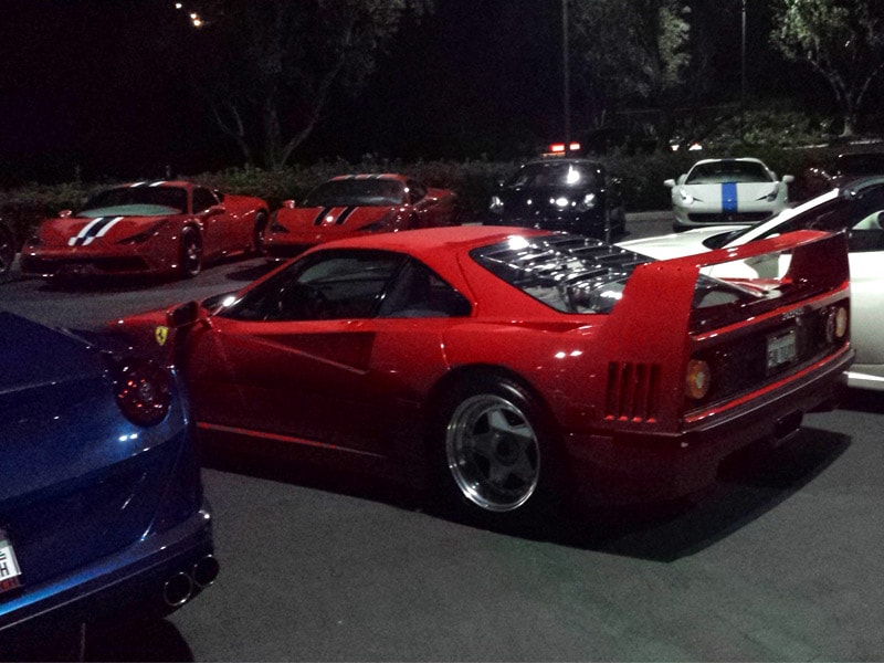 13 Ferrari Pics from the Most Epic Parking Lot Ever | Autoweb
