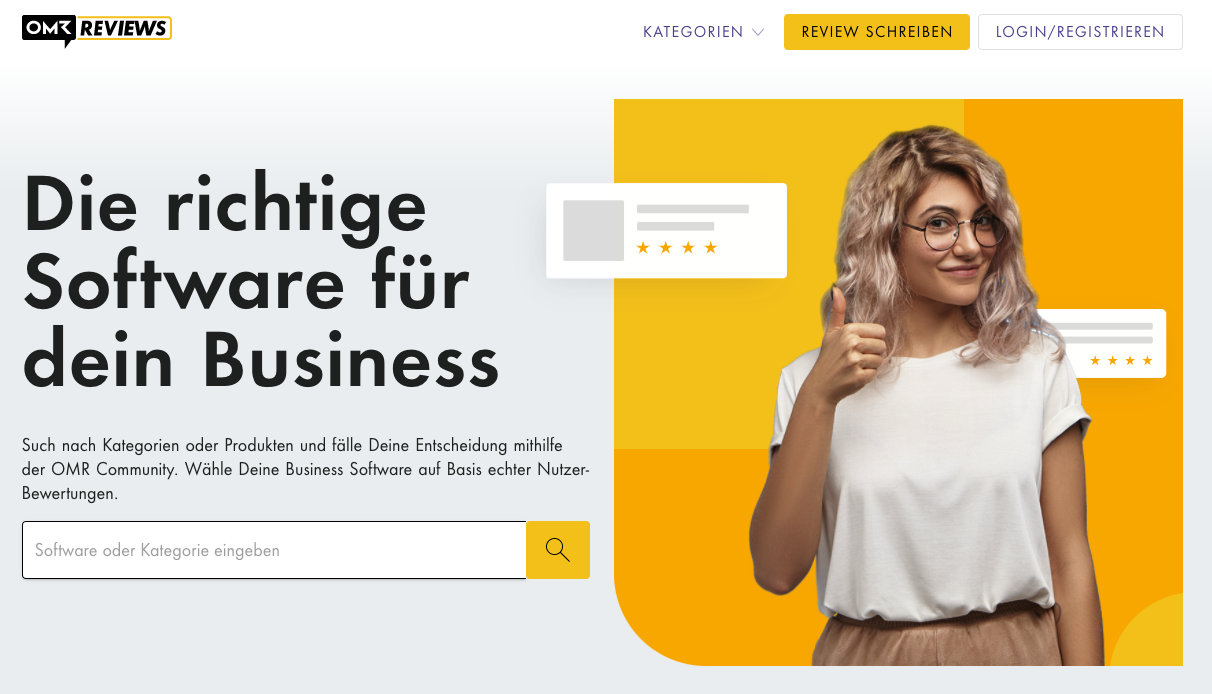 OMR Reviews: Hier findet Ihr ab jetzt die passende Software und Tools für Euer Business