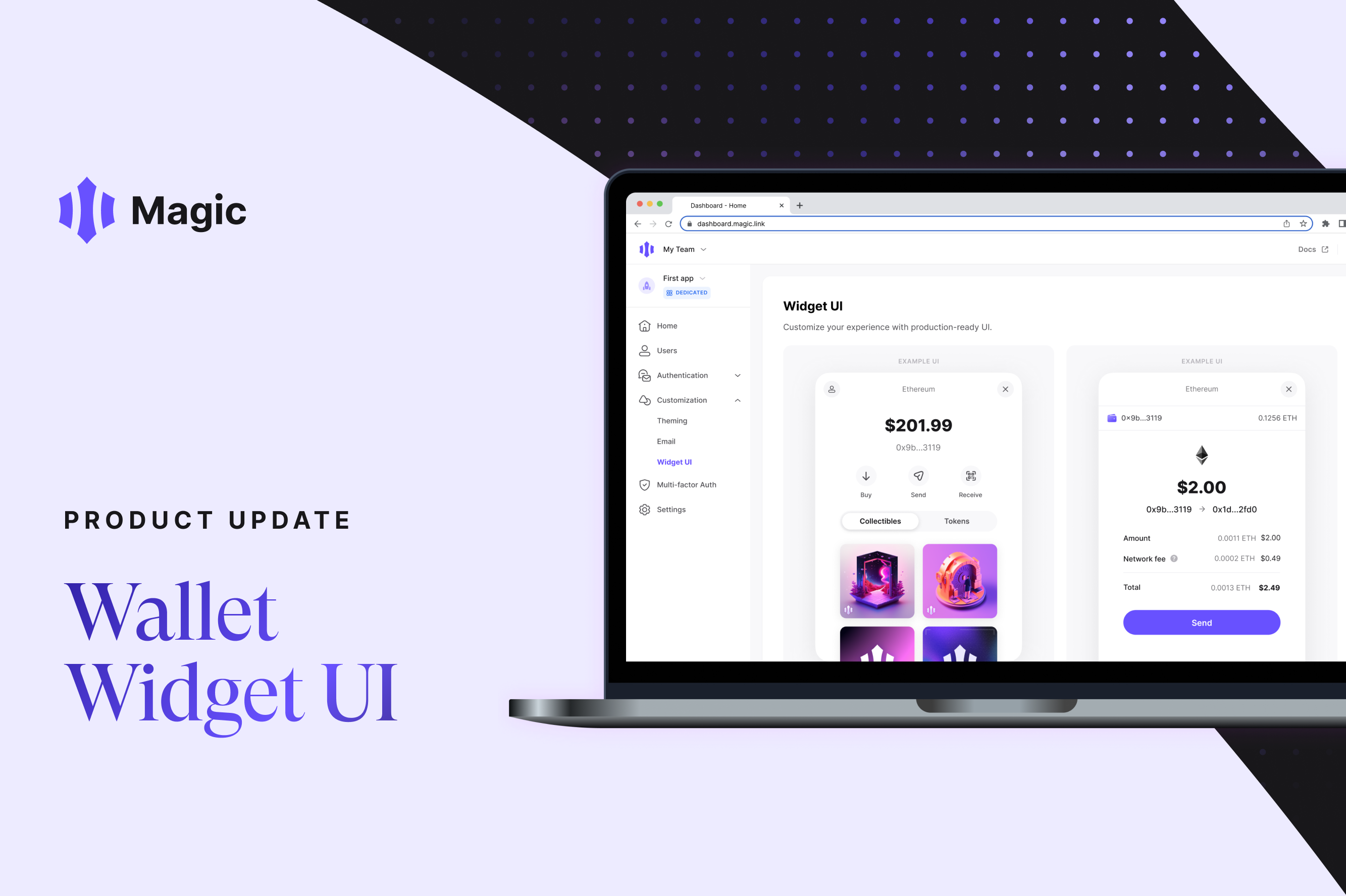 Wallet Widget UI | Magic