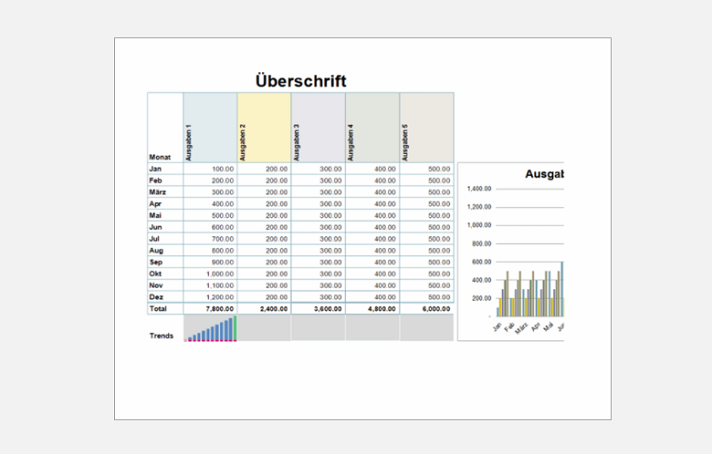Excel Buchhaltungsvorlagen Für Kleine Unternehmen