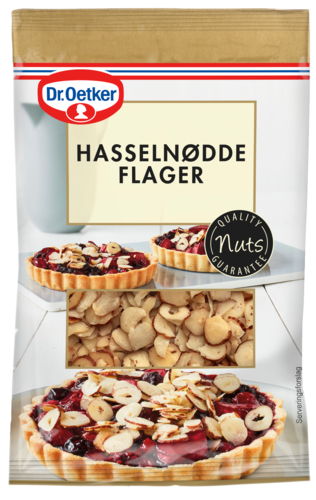 Hasselnøddeflager - Nødder og Mandler | Dr. Oetker