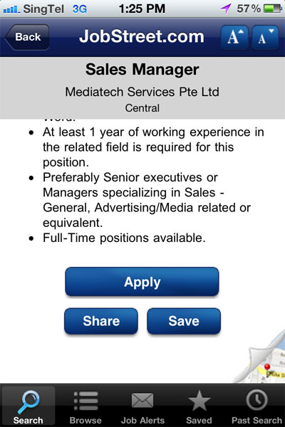 Jobstreet.com launches â€˜Jobs Near Me' feature for the iPhone ...