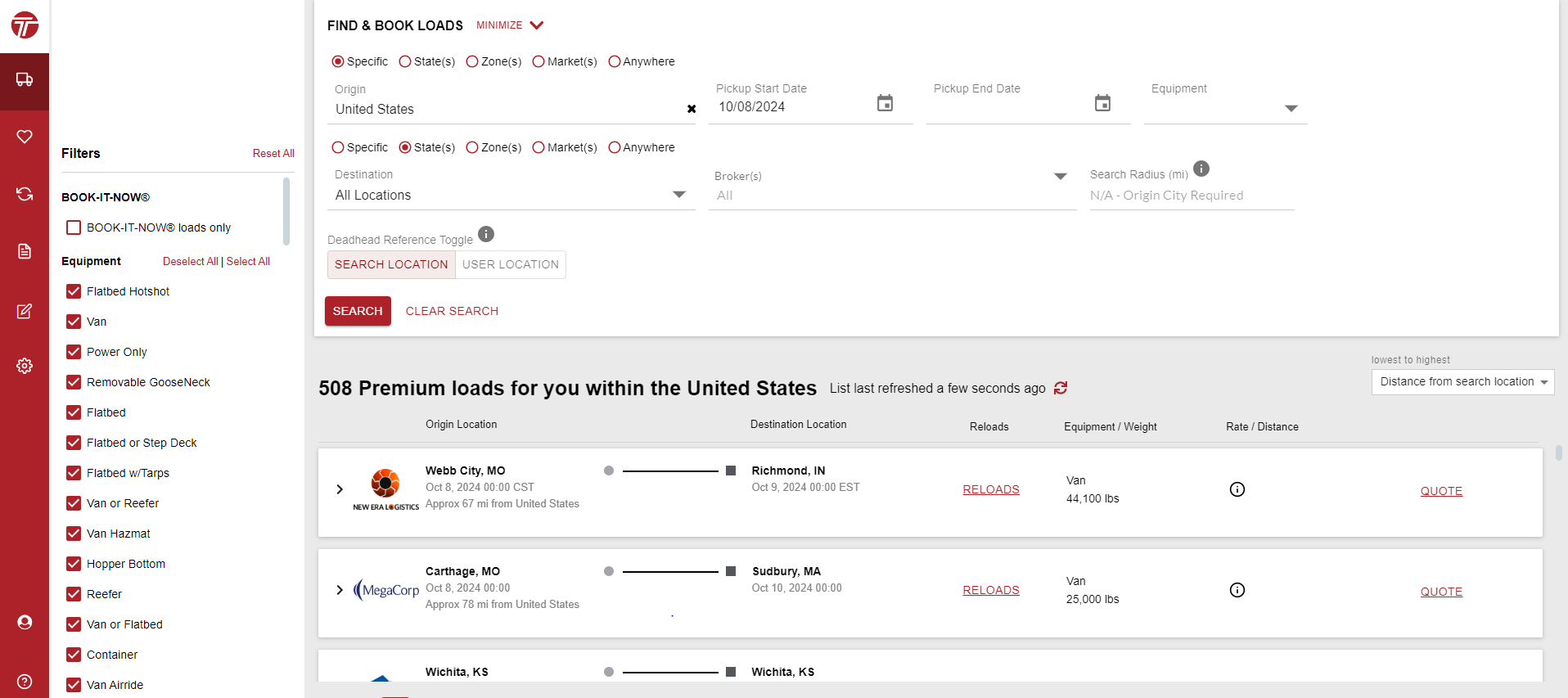 Trucker Tools Load Board Review: Free, Real-Time Tracking