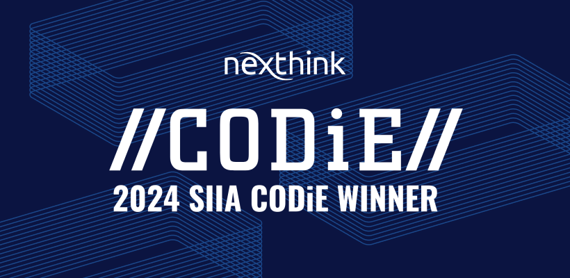 Nexthink Flow Recognized by SIIA as the Best Digital Employee ...