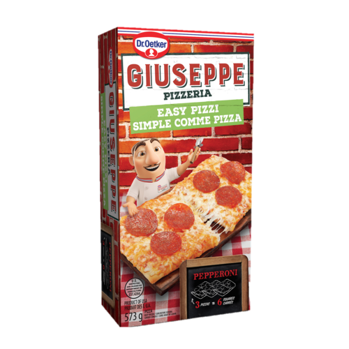 Giuseppe Pizzeria Easy Pizzi - Pepperoni Mini Pizza - Giuseppe | Dr. Oetker