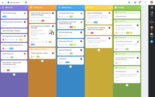 Die 7 besten Tools für Digital-Kanban-Boards | OMR Reviews