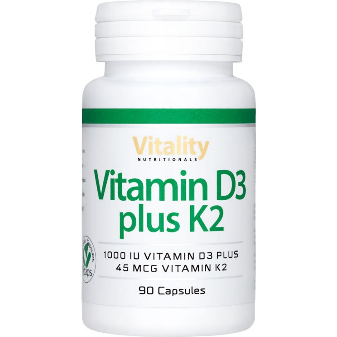 Beställ vitamin K2 kapslar | Vitamin D3 1000 plus K2 45