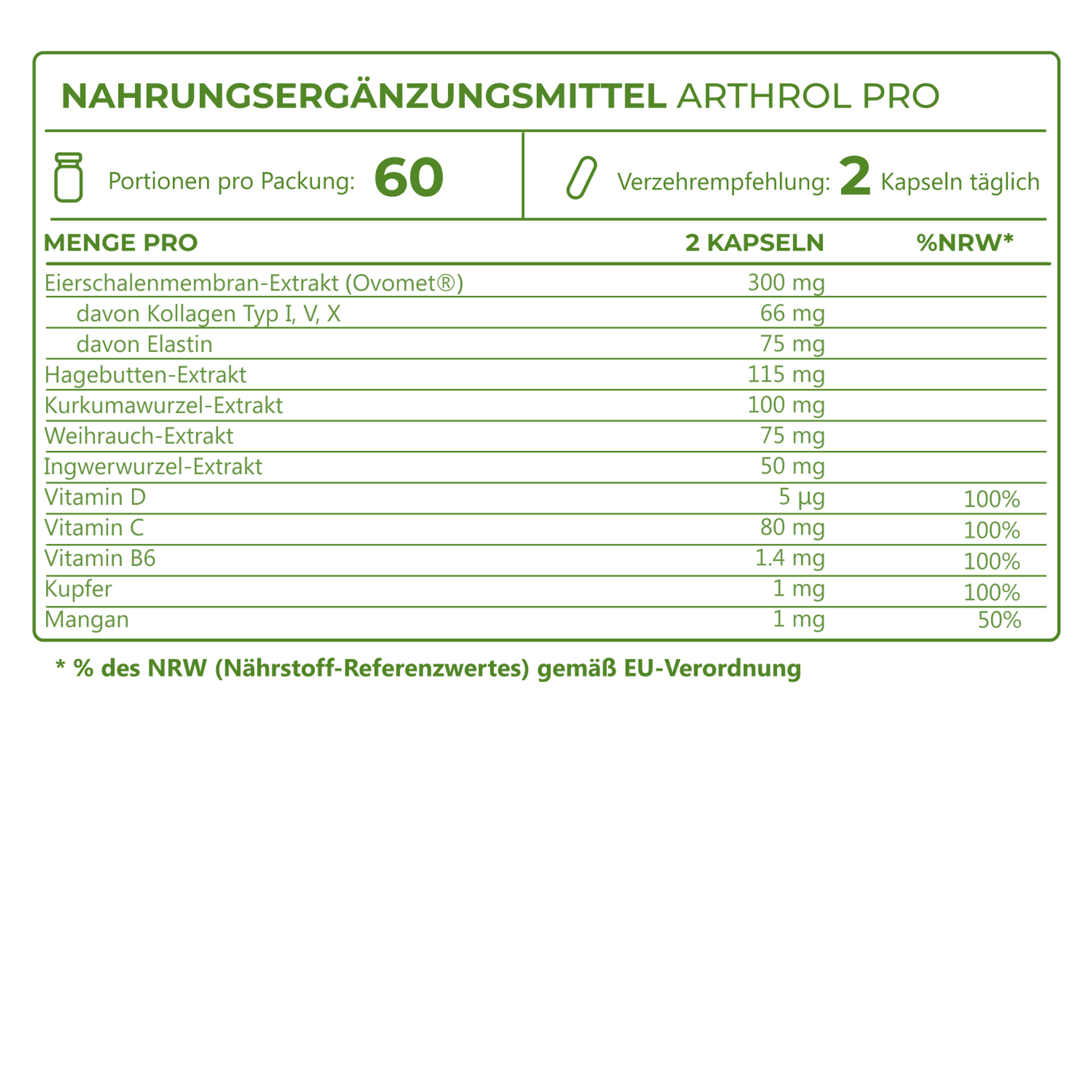 Arthrol Pro Gelenk Kapseln | VitaminExpress