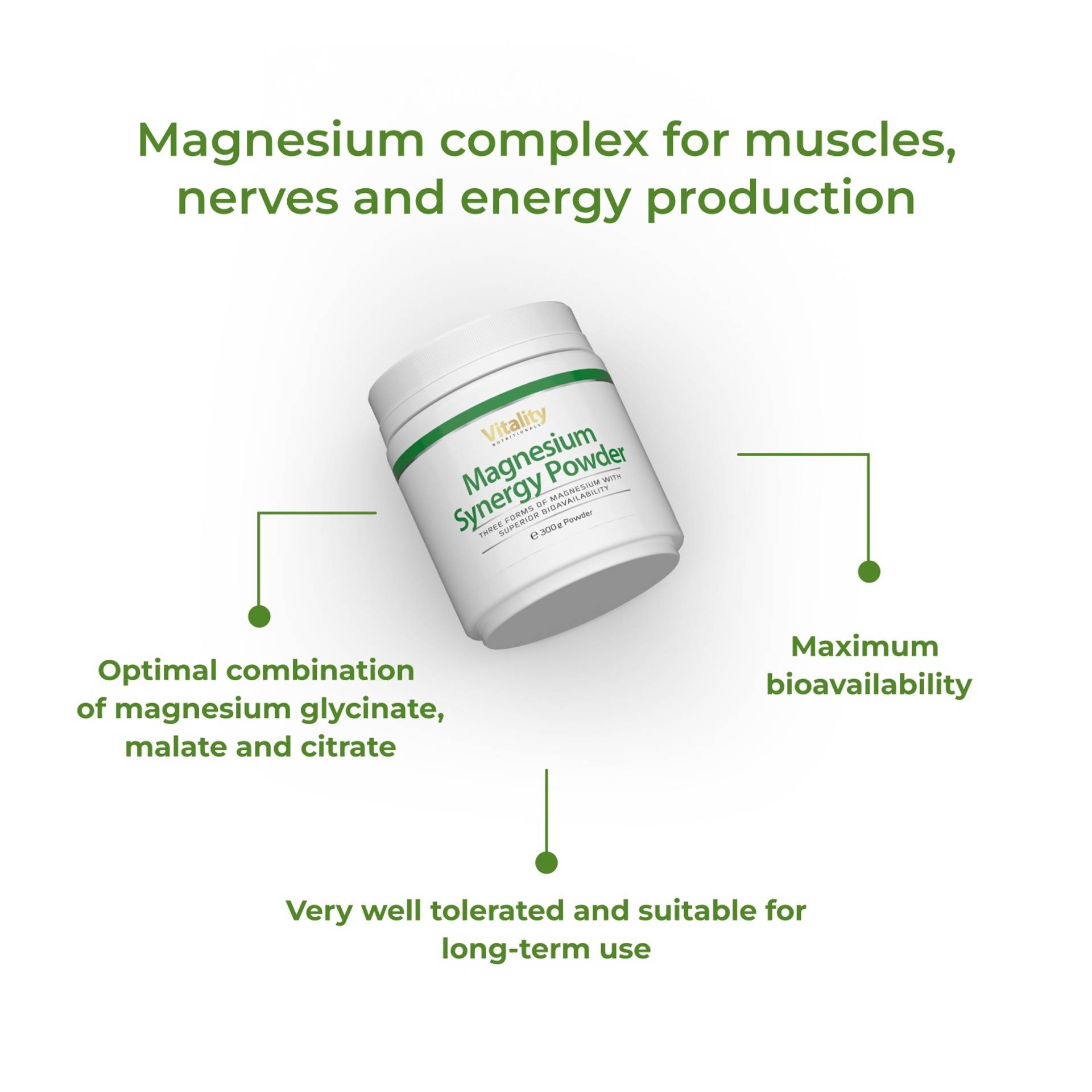 Pide Magnesium Synergy en Polvo | Vitaminexpress