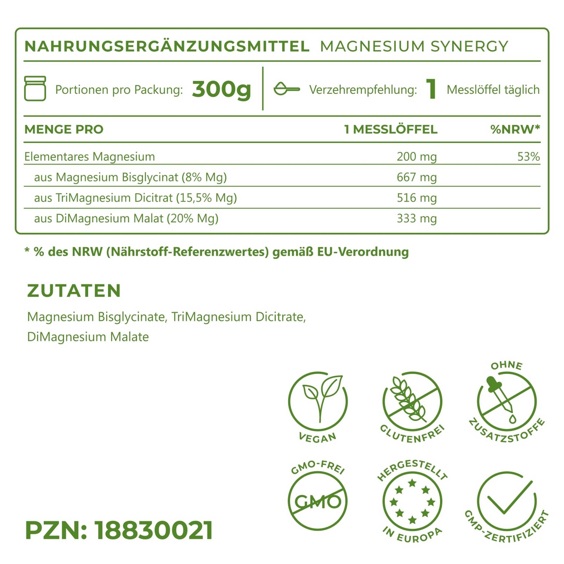 Magnesium Synergy Pulver bestellen | Vitaminexpress