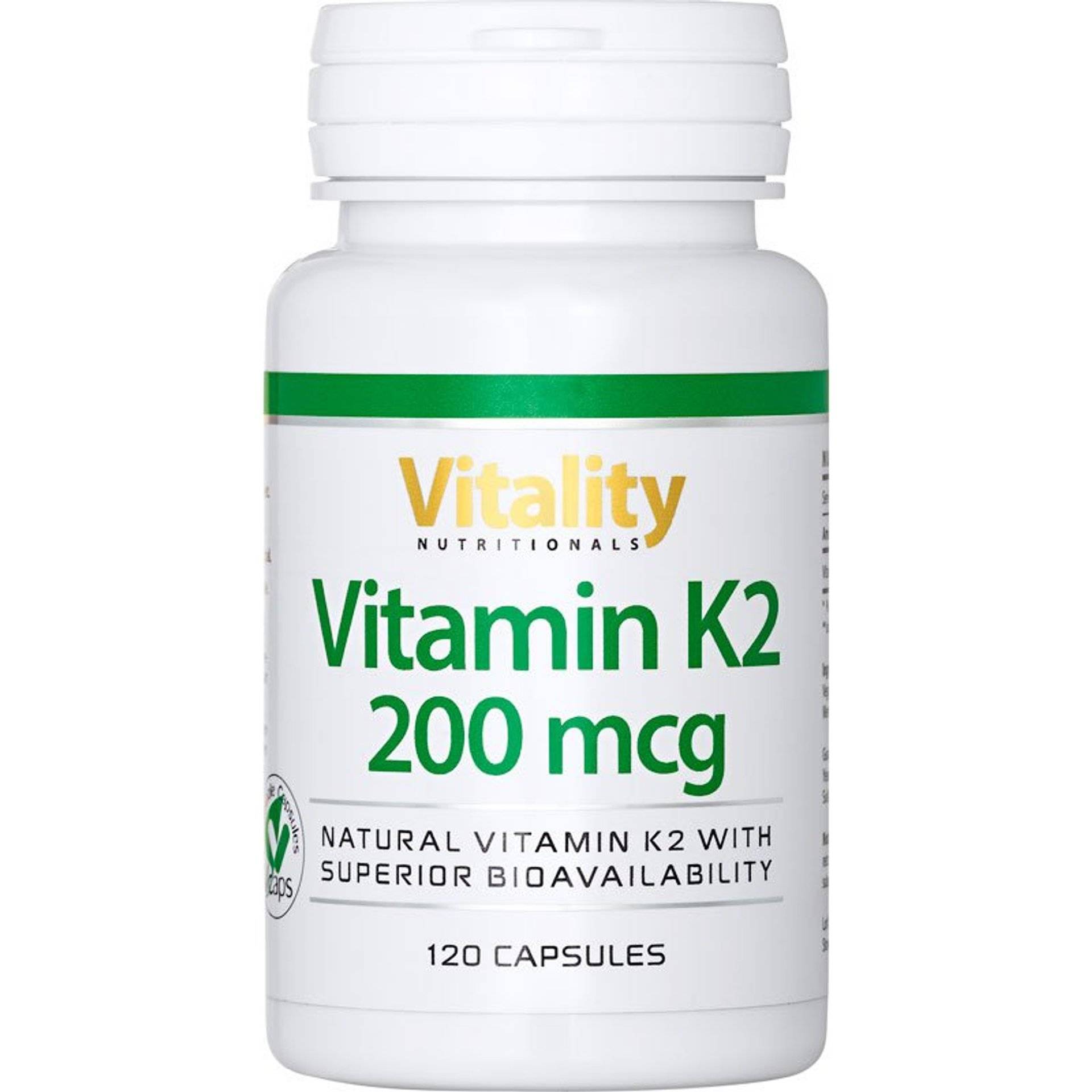 Bestill K2-vitaminkapsler | Vitamin K2 200mcg