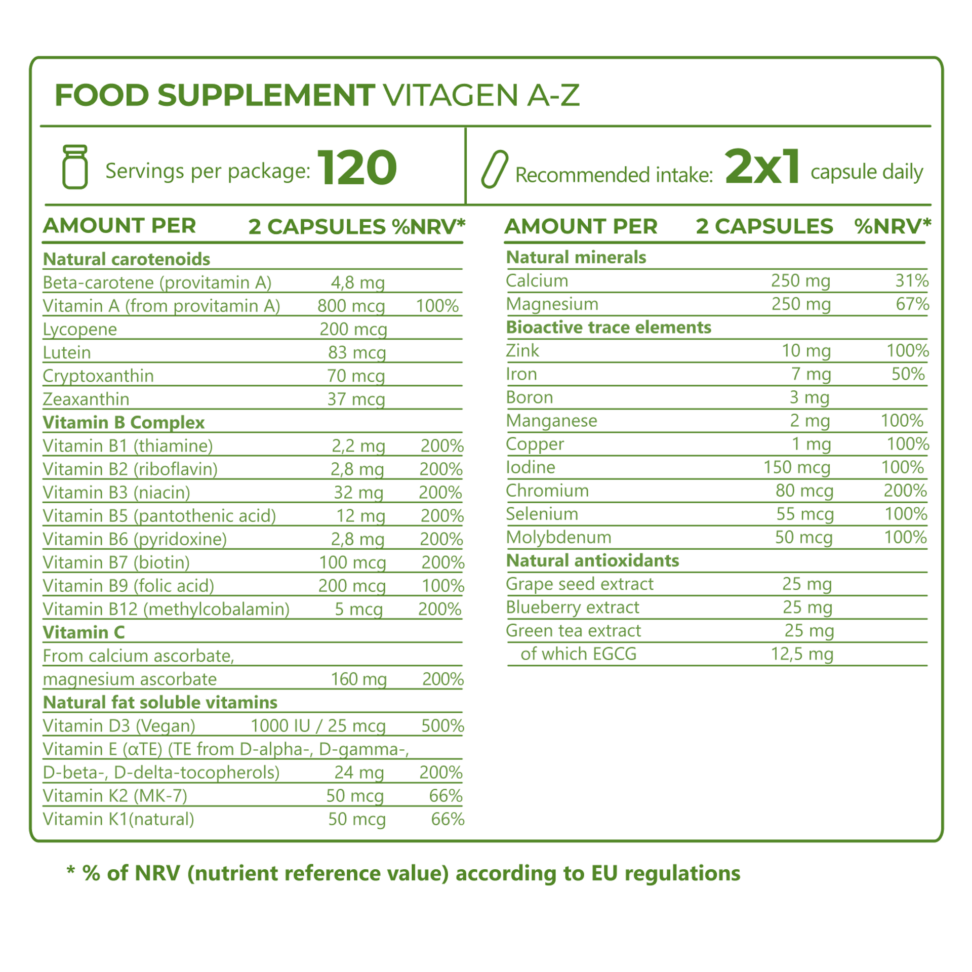 Order Multivitamin Capsules | Vitagen - VitaminExpress