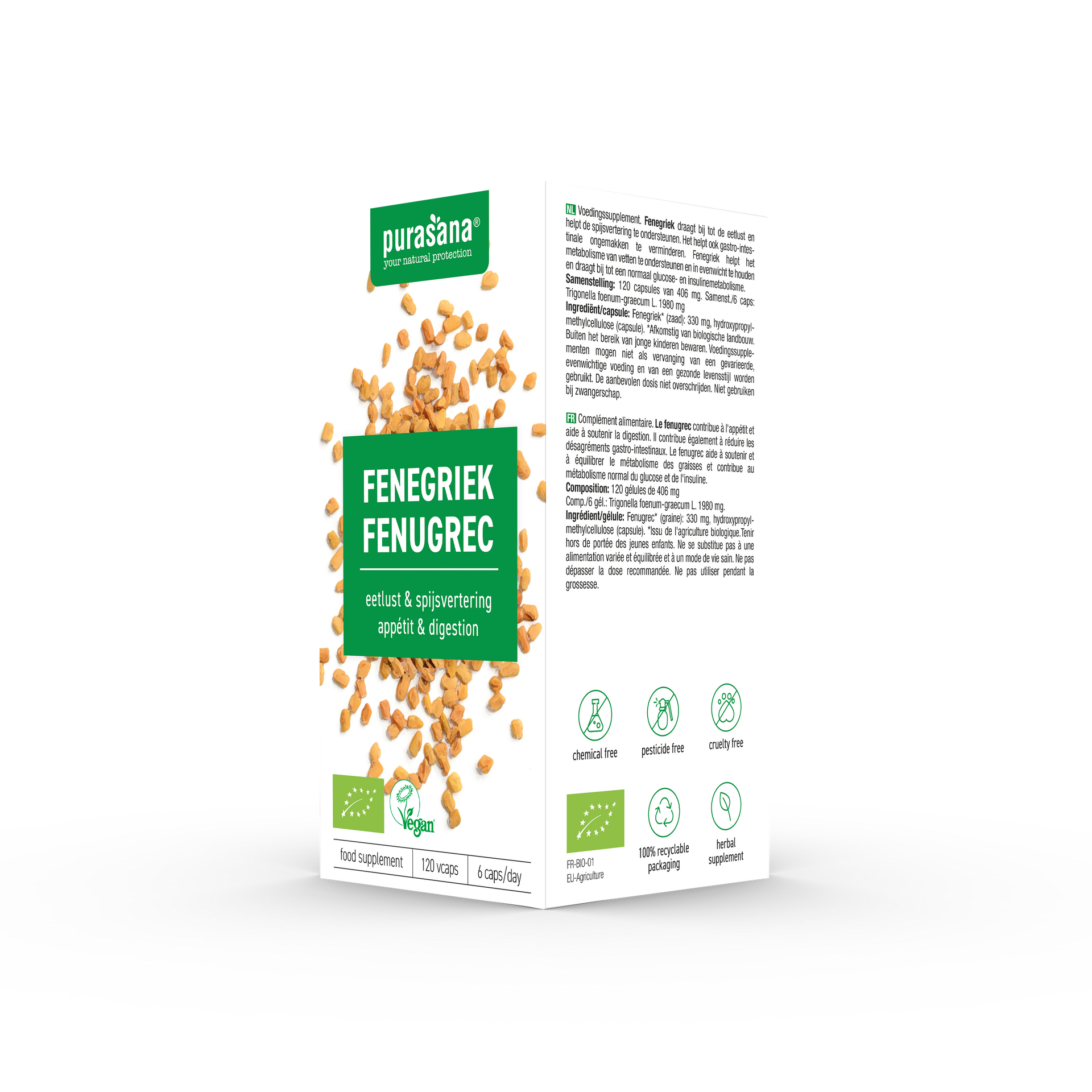 Order Fenugreek Organic Capsules | Vitaminexpress